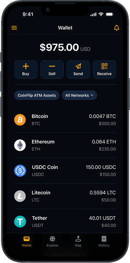CoinFlip Crypto Wallet | Available on Android and iOS